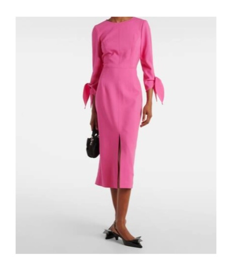 Carolina Herrera Wool-blend Midi Dress