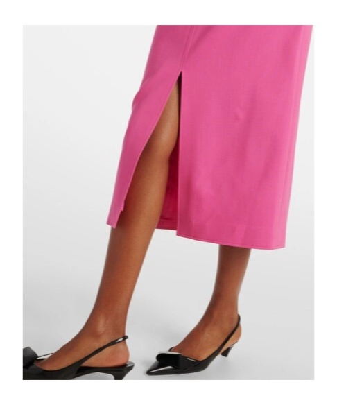 Carolina Herrera Wool-blend Midi Dress