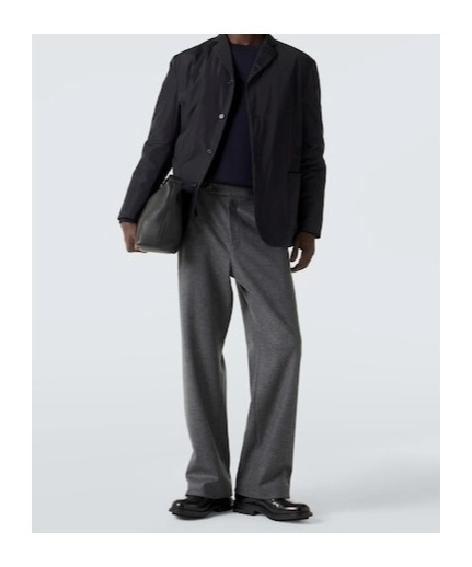 JIL SANDER Wool Wide-leg Pants