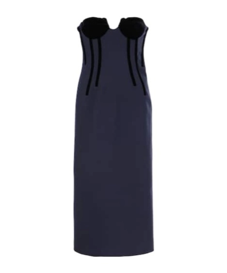 Sportmax Strapless Midi Dress