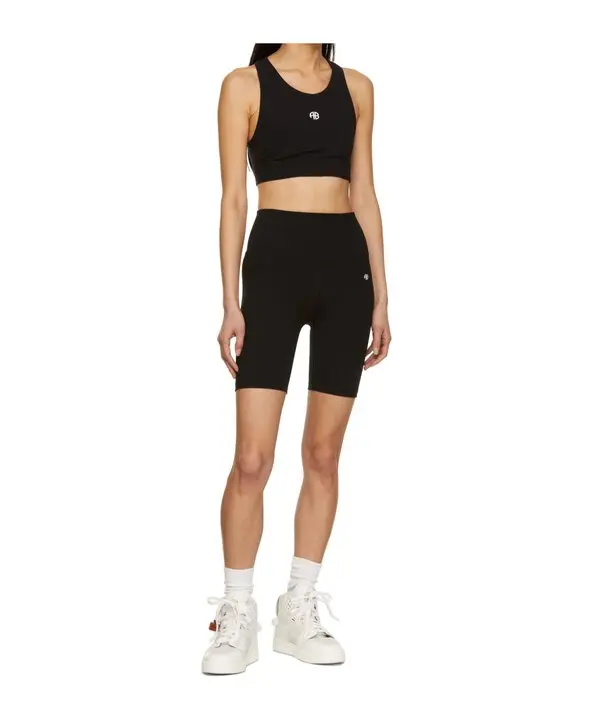 ANINE BING Logo-print Cycling Shorts
