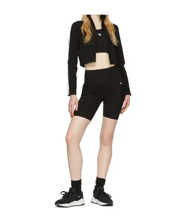 ANINE BING Logo-print Cycling Shorts