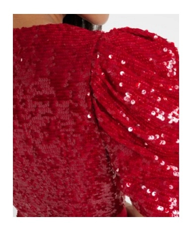 Erdem Asymmetric Sequined Midi Dress