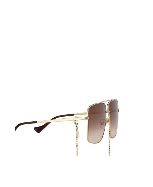 Gucci Navigator-frame Sunglasses