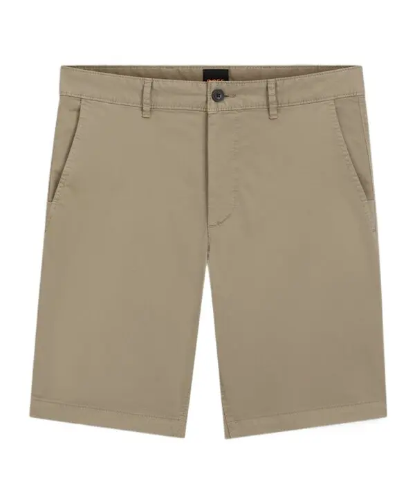 Hugo Boss Slim Fit Bermuda Shorts - Light Brown