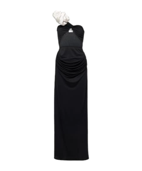 Magda Butrym Ruffled Cutout One-shoulder Gown