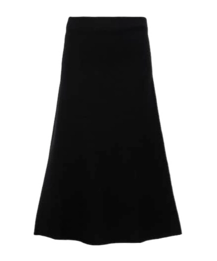 JIL SANDER Wool Midi Skirt