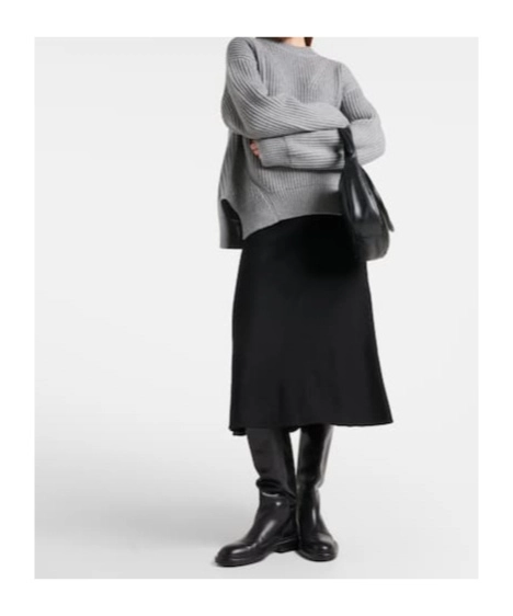 JIL SANDER Wool Midi Skirt