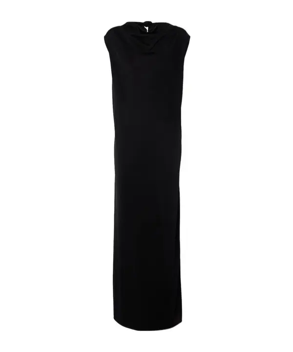 JIL SANDER Tie-detail Midi Dress