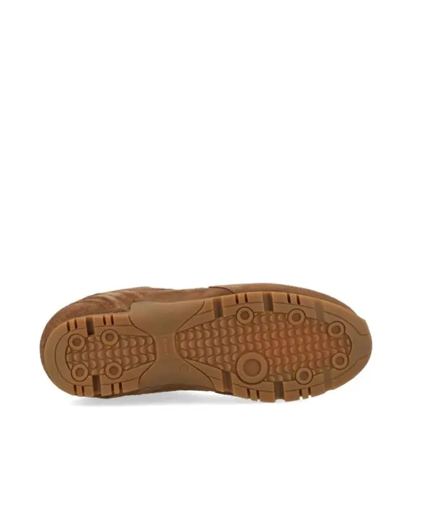 ALOHAS Suede Round Head Front Tie Sneakers