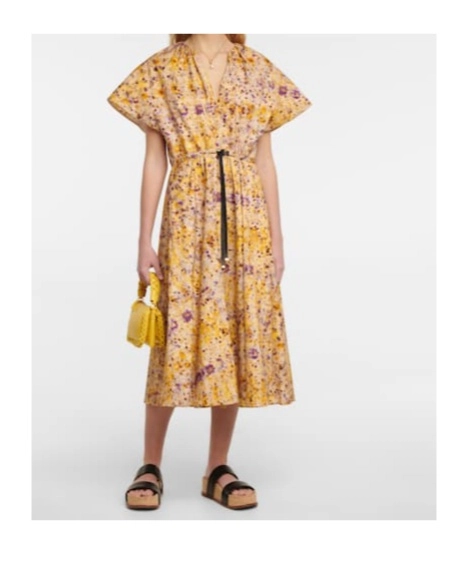 Altuzarra Romy Floral Cotton Midi Dress
