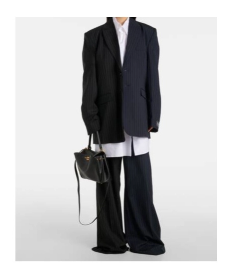 Vetements Pinstripe Wool Wide-leg Trousers
