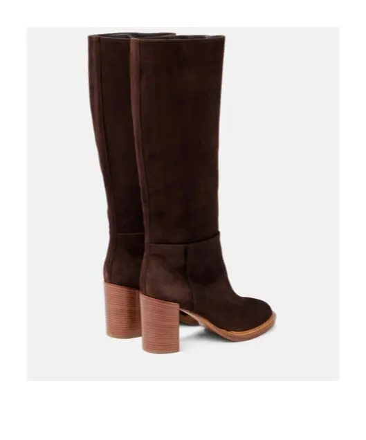 Gabriela Hearst Bocca Suede Knee-high Boots