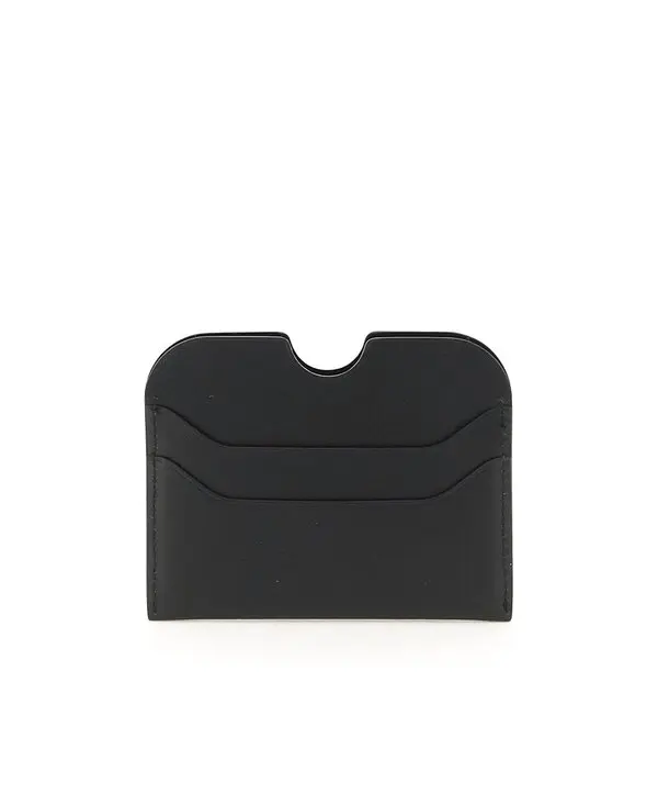 Acne Studios Logo Printed Cut-out Detailed Cardholder