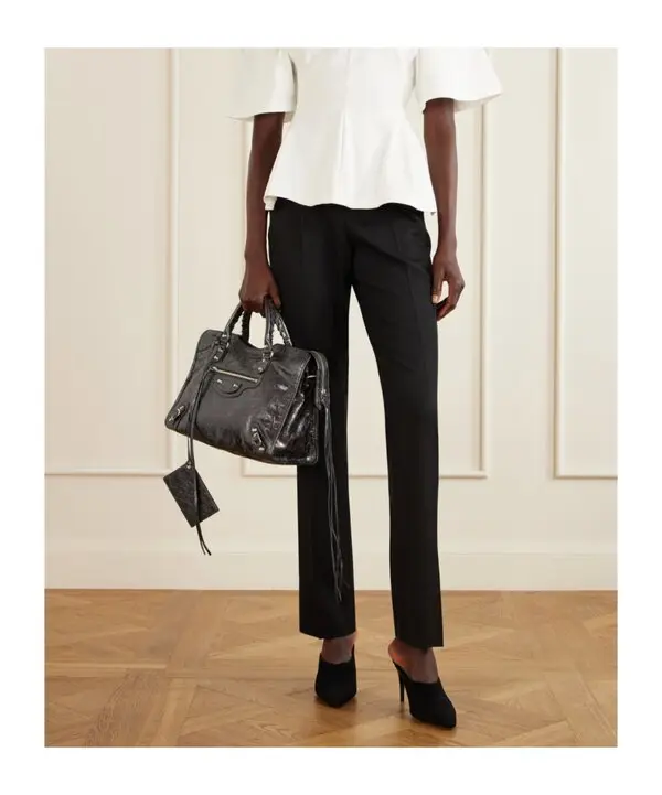 Balenciaga Le City Bag Medium In Steel