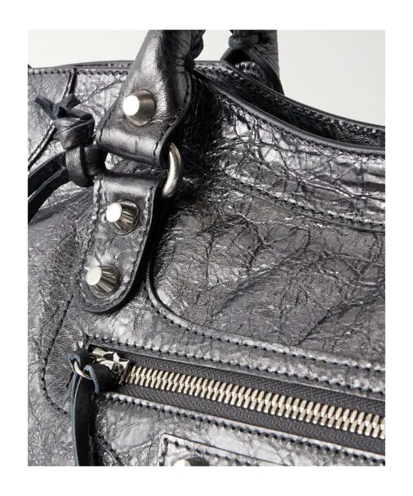 Balenciaga Le City Bag Medium In Steel
