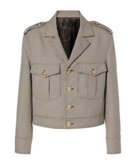 NILI LOTAN Plaid Casual Jacket