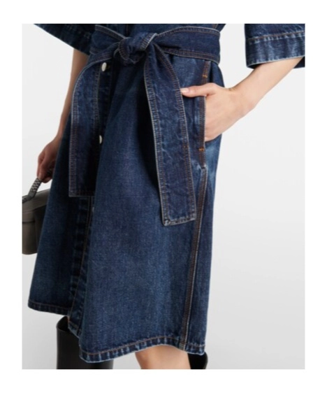 Stella McCartney Corduroy-trimmed Denim Minidress