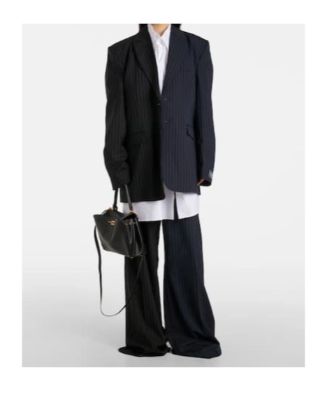 Vetements Pinstripe Wool Blazer