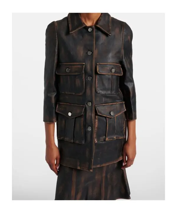 SHUSHU/TONG Leather Jacket