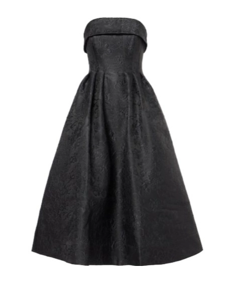 Rebecca Vallance Esther Off-shoulder Midi Dress - Black