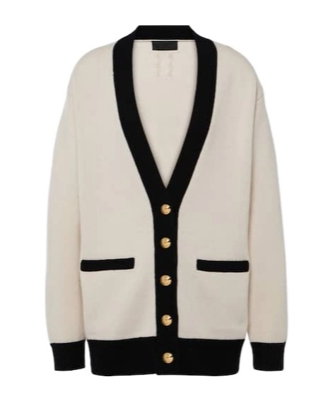 NILI LOTAN Button Sweater - Nude