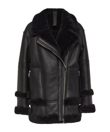 BLANCHA Leather And Shearling Jacket