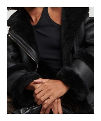 BLANCHA Leather And Shearling Jacket