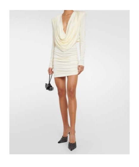 Magda Butrym Draped Jersey Minidress