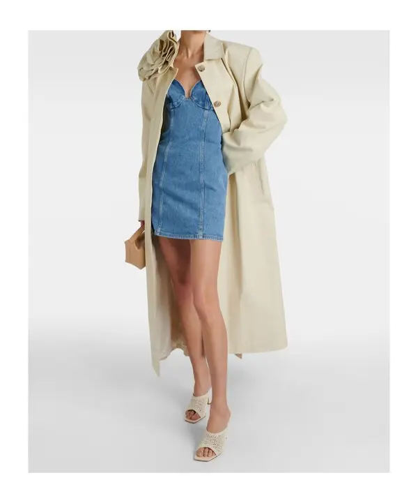 Magda Butrym Denim Corset Dress