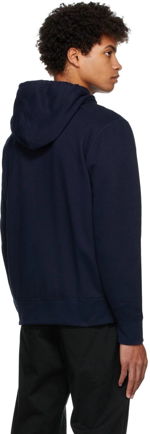 Polo Ralph Lauren Navy Blue Logo Hooded Cardigan
