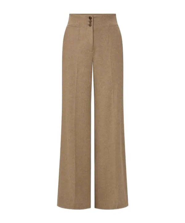 Veronica Beard Waisted Trouser - Brown