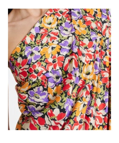 Stella McCartney Floral One-shoulder Minidress