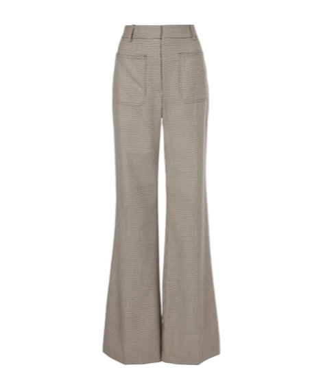 NILI LOTAN Flared Casual Pants - Nude