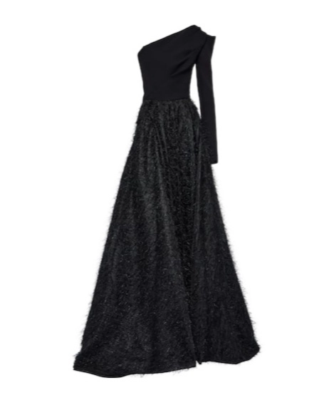 Maticevski Audacity One-shoulder Maxi Gown