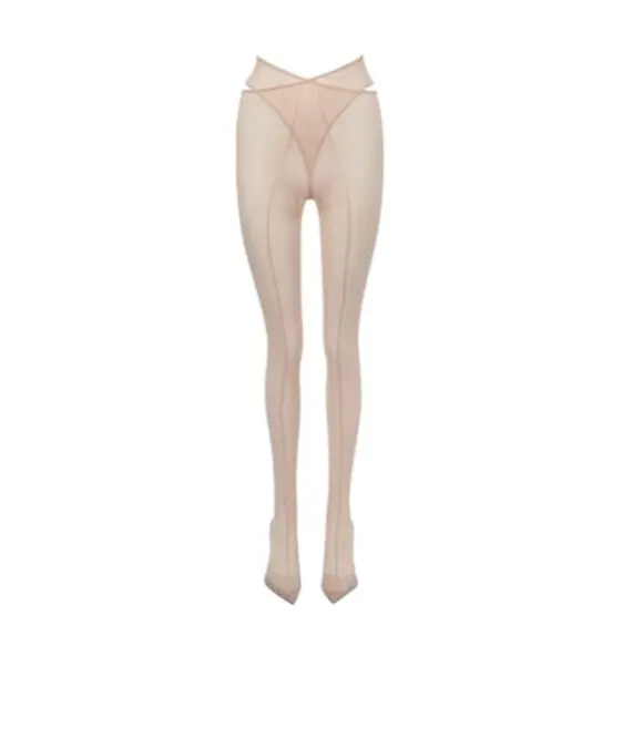 Attico Cheopissima Mesh Over-the-knee Boots