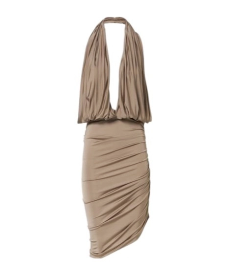 Magda Butrym Open-back Jersey Midi Dress