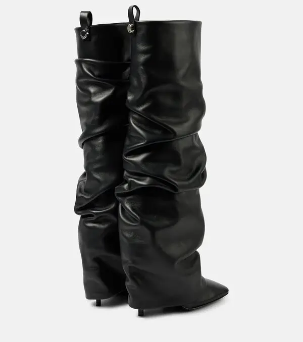 Attico Rea Leather Knee-high Boots