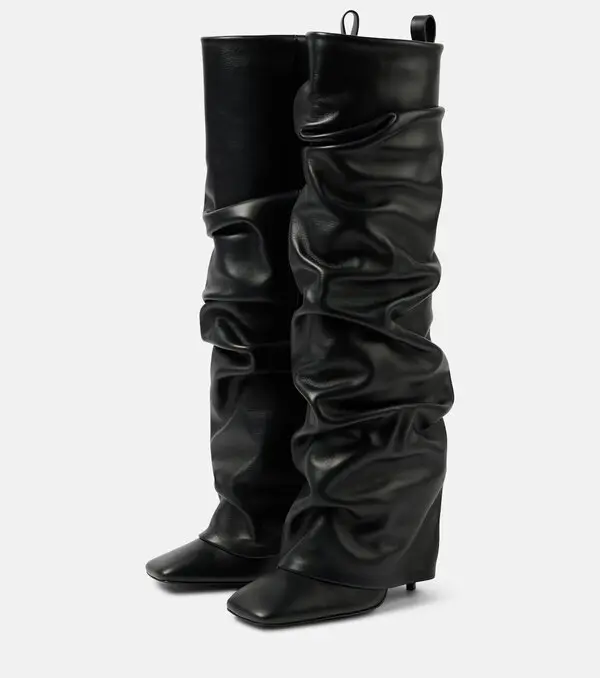 Attico Rea Leather Knee-high Boots
