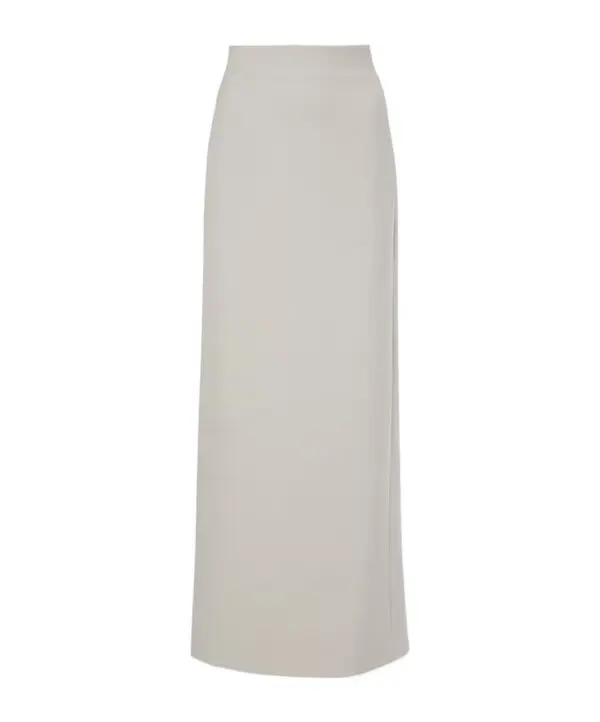 Wardrobe.NYC Straight High Waist Skirt - White
