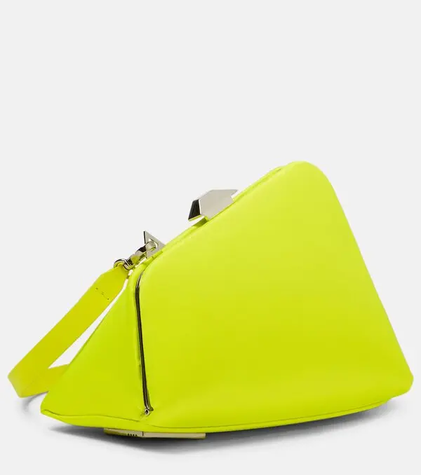 Attico Midnight Satin Clutch