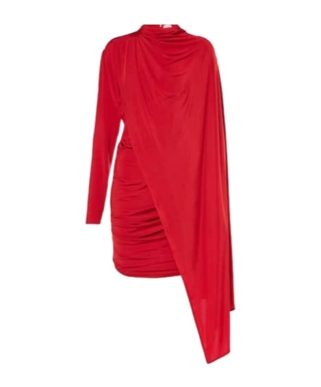 Magda Butrym Caped Cupro-blend Minidress