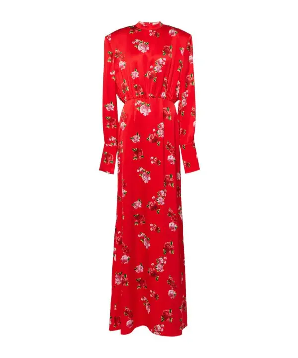 Magda Butrym Floral Silk Gown