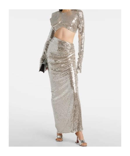 Maticevski Sequined Crop Top