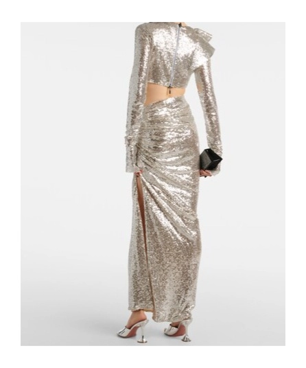 Maticevski Sequined Crop Top