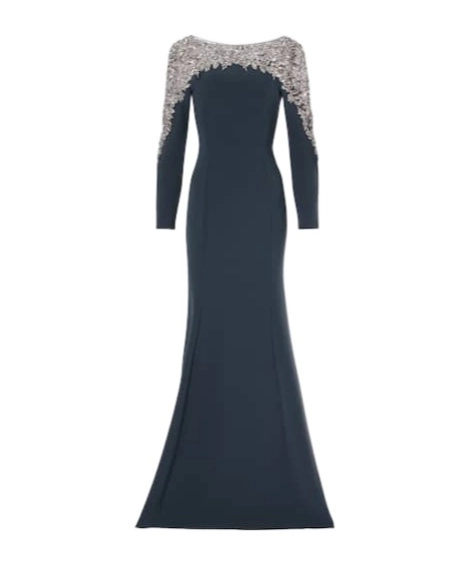 Jenny Packham Embroidered Solstice Gown - Black