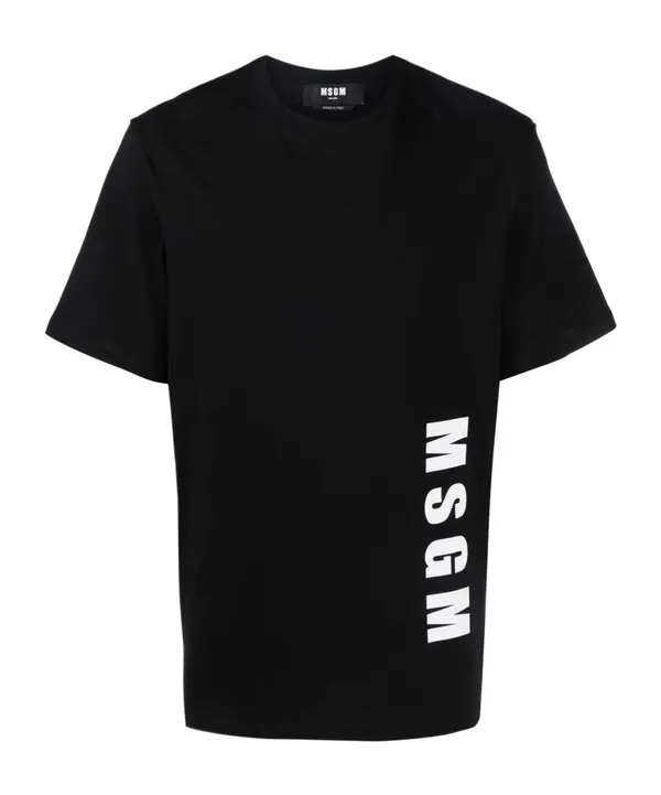 MSGM Logo-print T-shirt - Black