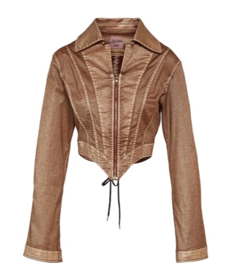 JEAN PAUL GAULTIER Cropped Denim Jacket