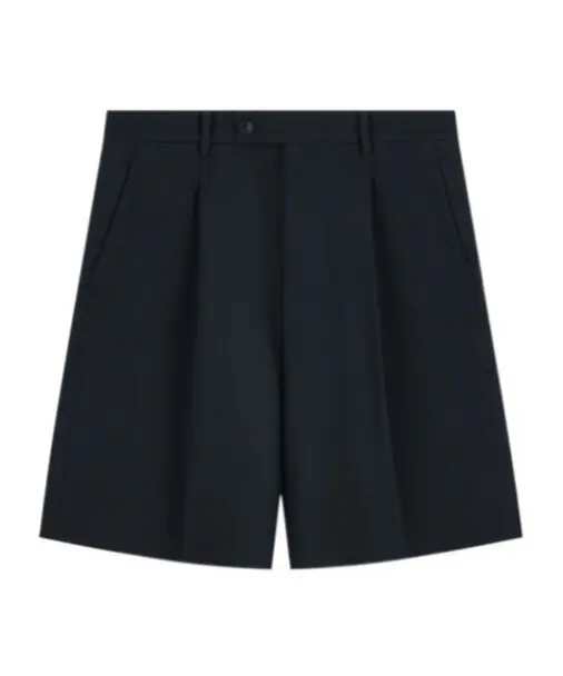 Emporio Armani Belt Loop Shorts - Navy Blue