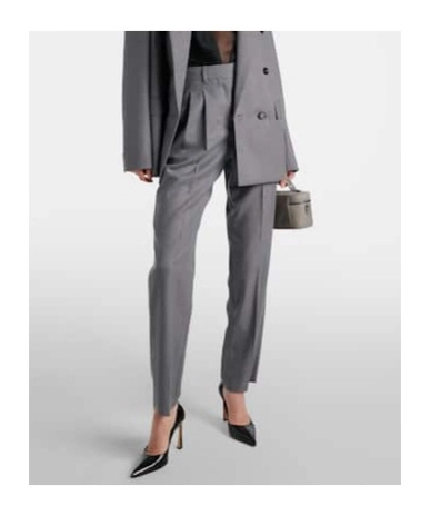 Stella McCartney Wool Flannel Straight Pants